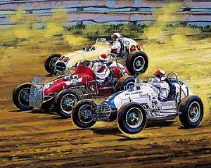 Dirt Track Legends Print