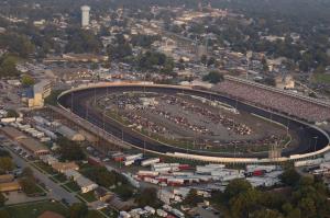 Knoxville Raceway Aerial Photo of Race Track