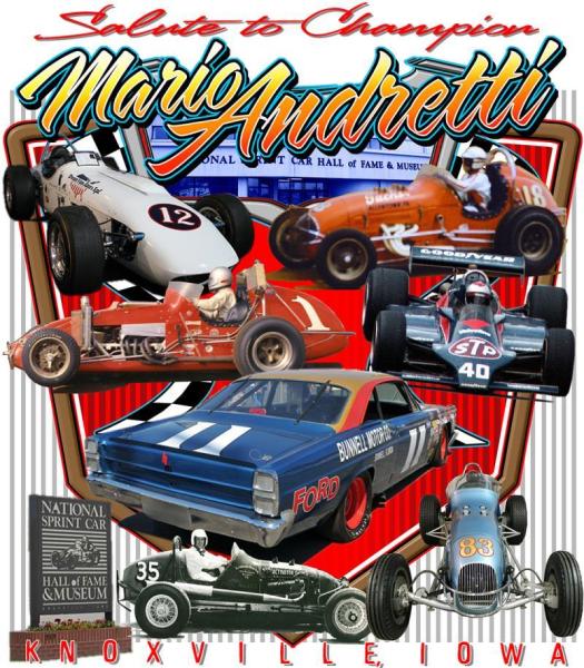 Salute to Champion Mario Andretti Poster