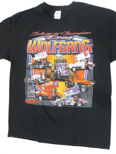 Salute to Champion Doug Wolfgang Tshirt - Black