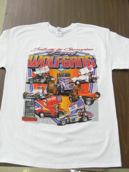 Salute to Champion Doug Wolfgang Tshirt - White