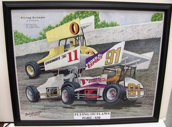Flying Outlaws Print - 1979 Paul Knierim Print