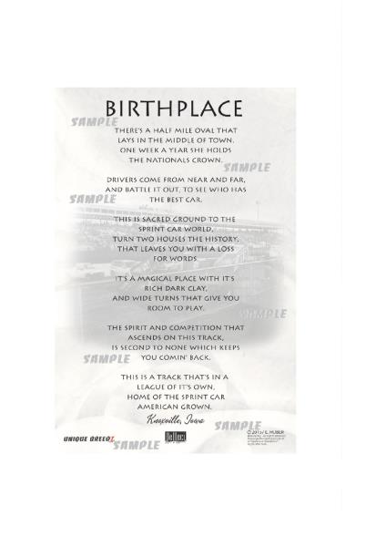 Birthplace Poster