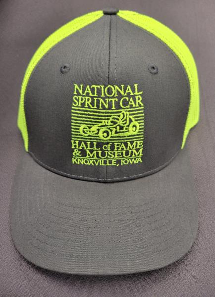 Charcoal/Neon Green Cap