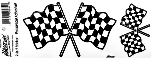 Checkered Flags Decal