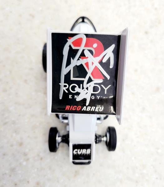 Autographed 2023 #24 Rico Abreu Pull-Back