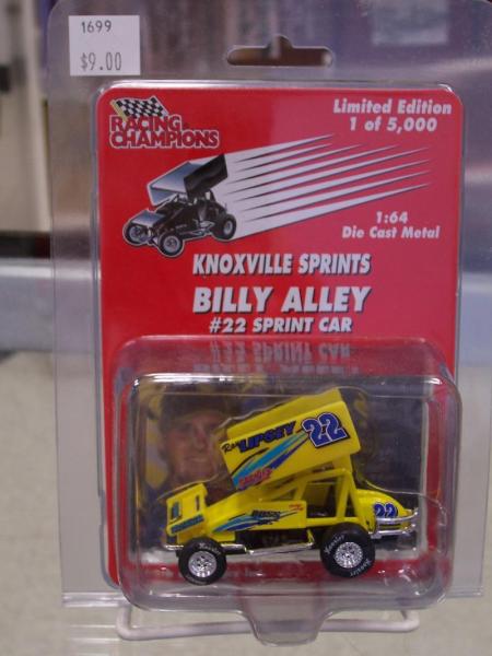 Billy Alley #22 1:64th Scale Die Cast Sprint Car