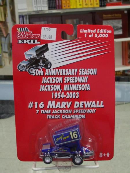 Marv Dewall # 16 Die Cast - 1:64th Scale Die Cast Sprint Car