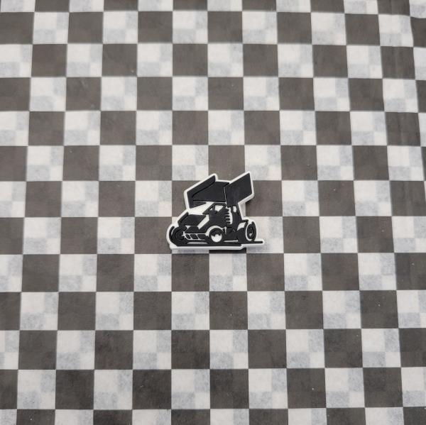 Sprint Car Croc Charm