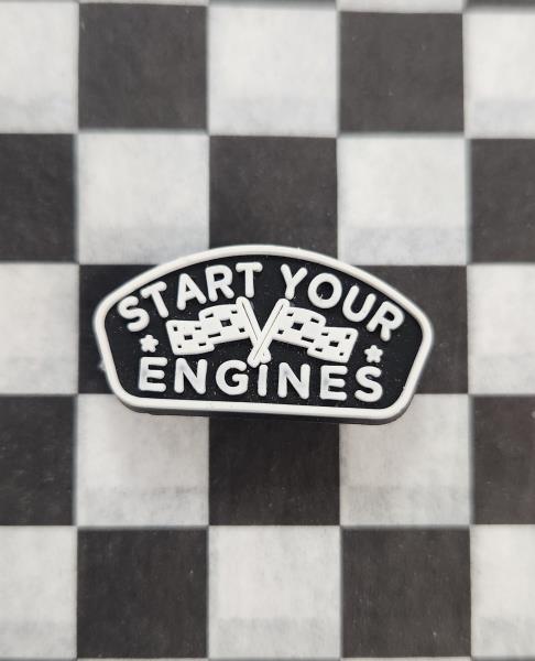 Start Your Engines Croc Charm