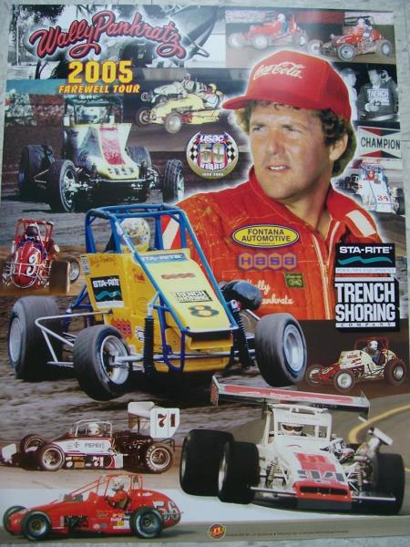 Wally Pankratz 2005 Farewell Tour Poster