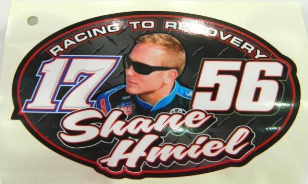 Shane Hmiel Racing to Recovery Decal